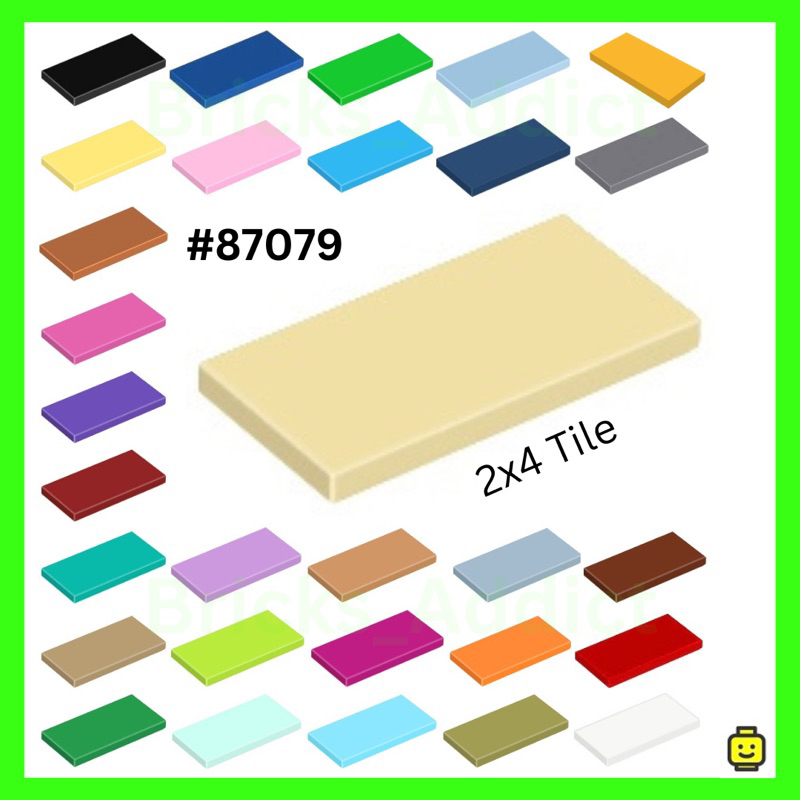 LEGO PARTS (GENUINE) 87079 Tile 2x4 (Assorted Colours) 38879, 71150 ...
