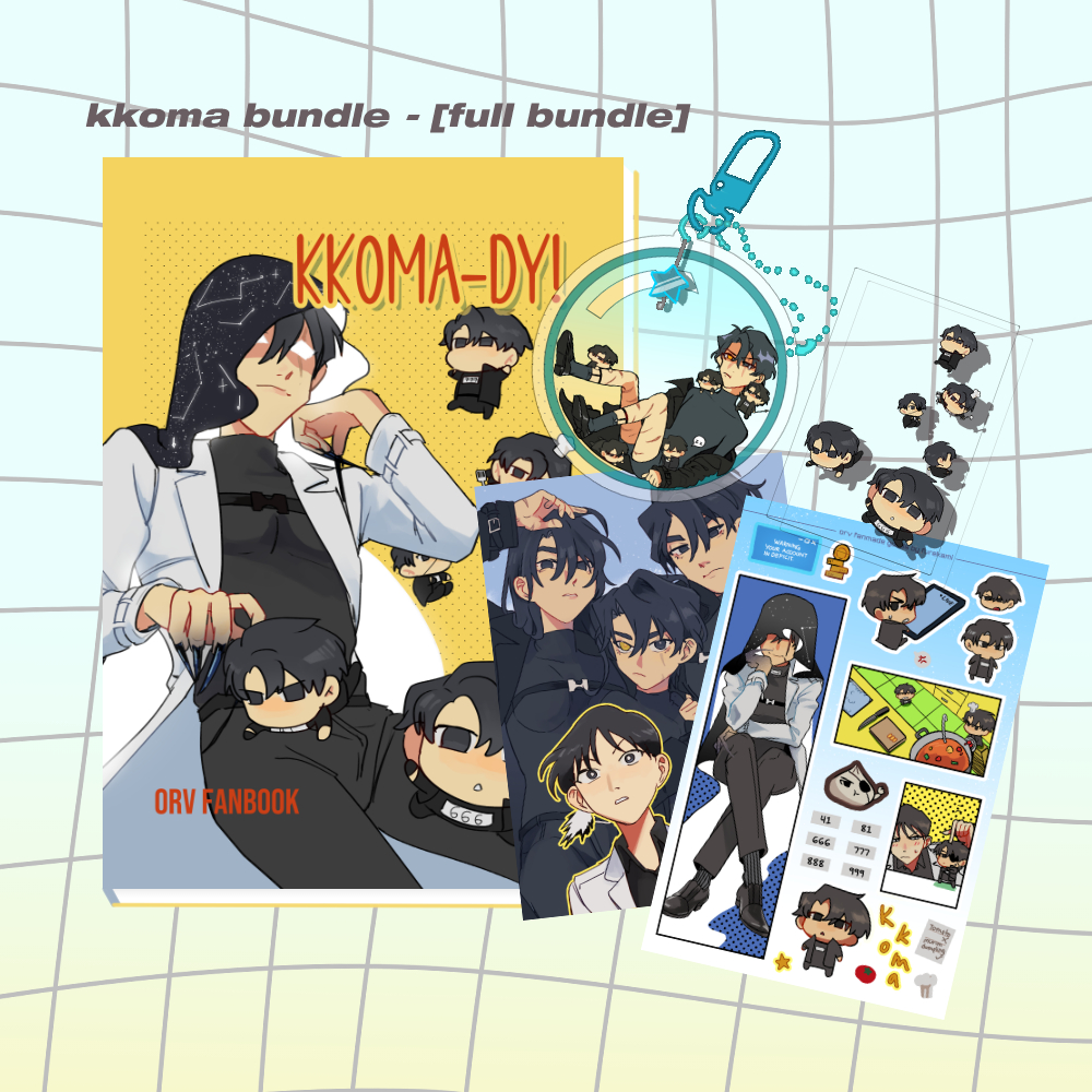 ORV Fanbook Kkoma Sticker Art Print Keychain | Shopee Malaysia