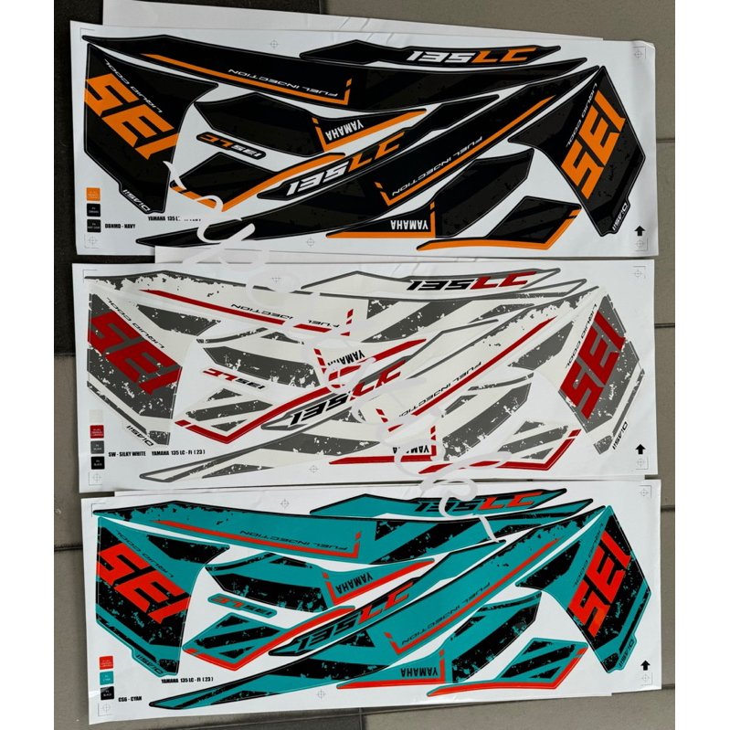 YAMAHA LC135 V8 FI ( 23 ) BODY STICKER SPECIAL EDITION ( READY STOCK ...
