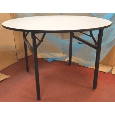 Banquet Table - round size 120 diameter x 75H cm, Strong Mild steel leg ...