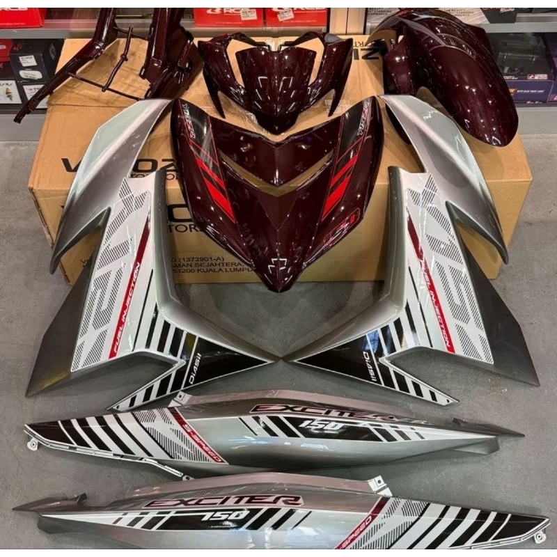 Y15 V1 V2 PROMOSI HLD COVER SET MERAH PURBA HITAM BATMAN | Shopee Malaysia