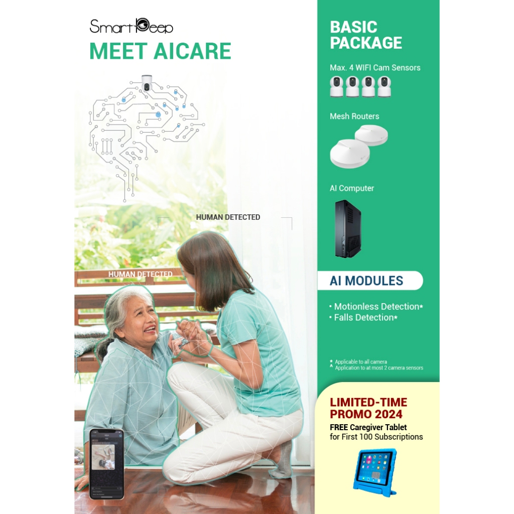 AiCare (powered by SmartPeep AI Technology) - Automated Fall Detection ...