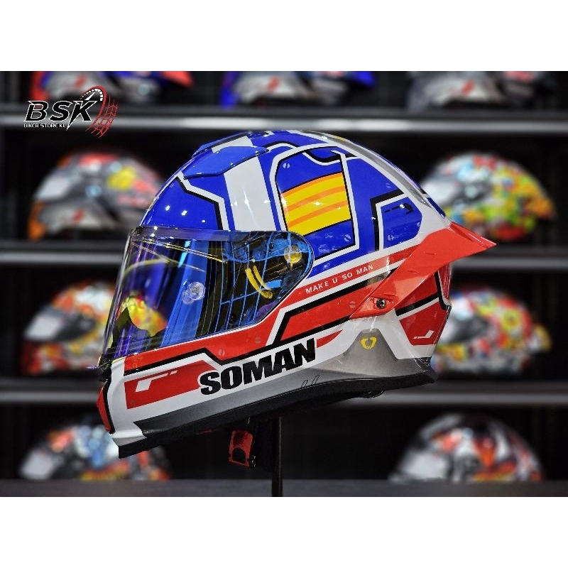 Original Soman F1 Gundam Full Face Helmet | Shopee Malaysia