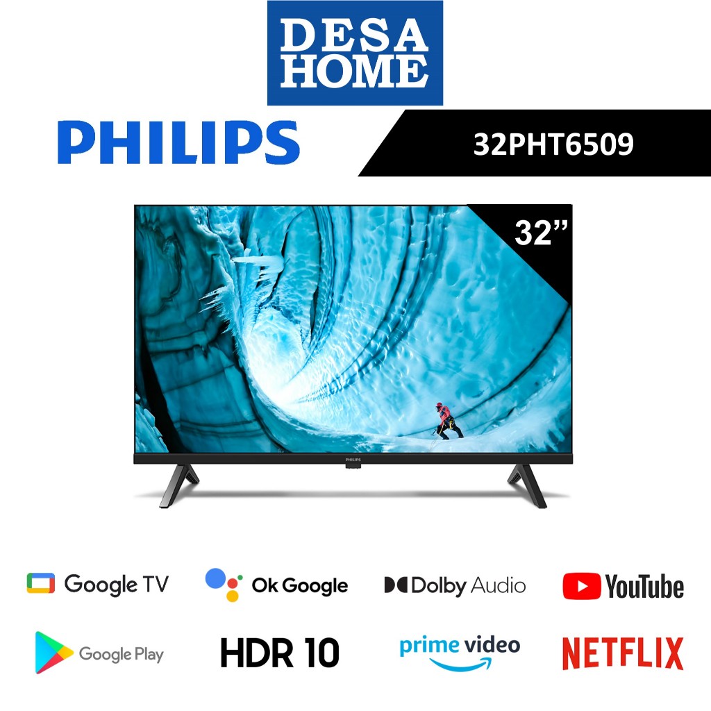 PHILIPS 32PHT6509/68 32 ''HD LED TV [PINTAR /GOOGLE SMART TV 32PHT6509 ...