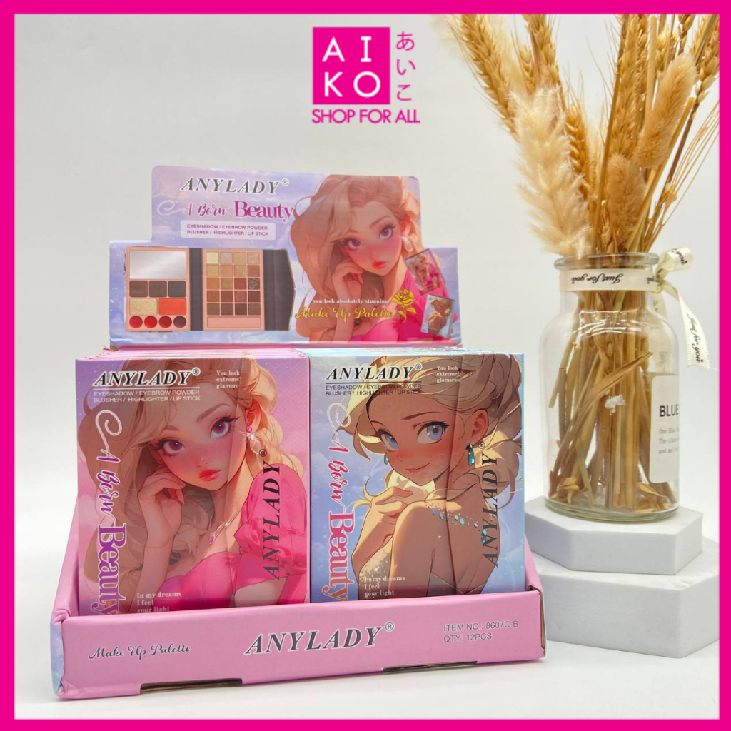 (AIKO) ANYLADY 29 COLORS EYESHADOW MAKEUP PALETTE (8607C-B)(AIKO ...