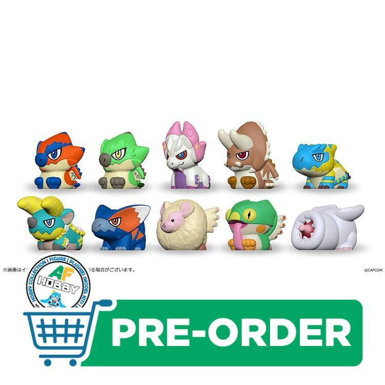 -[PREORDER]- CAPCOM MONSTER HUNTER Capcom Figure Builder Finger Puppet ...
