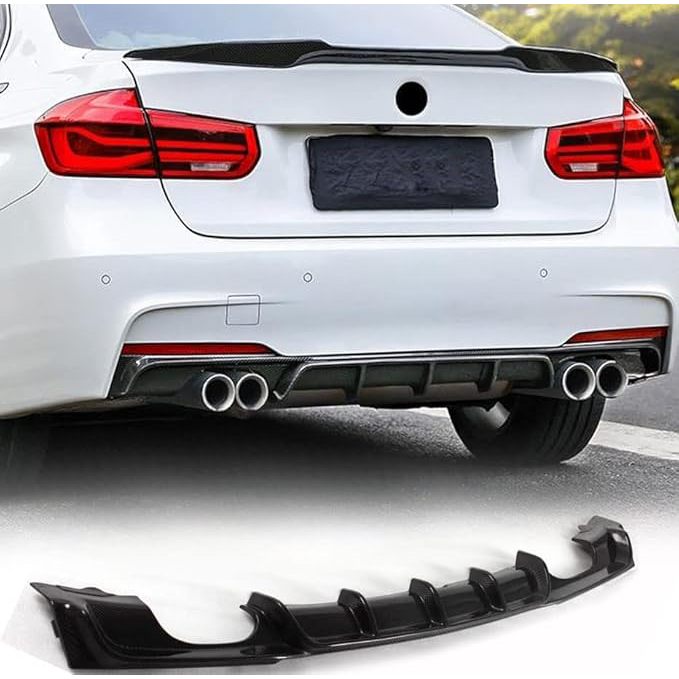 BMW F30 M Sport Rear Bumper Diffuser 316i 318i 320i 325i 330i 3 series ...