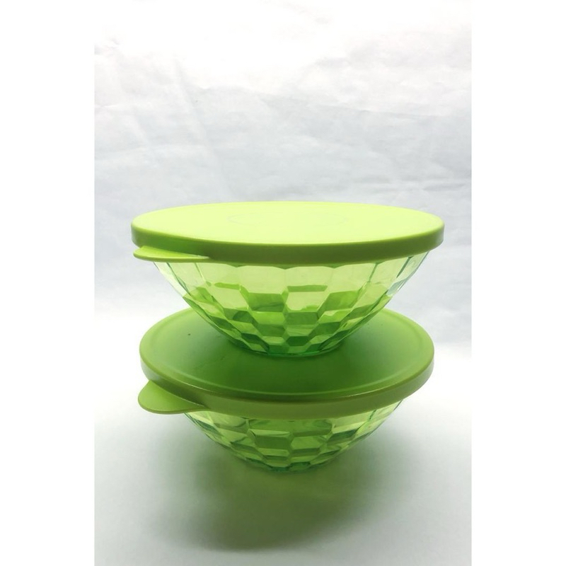 Tupperware 500ml Green Prism Bowl (2pcs) | Shopee Malaysia