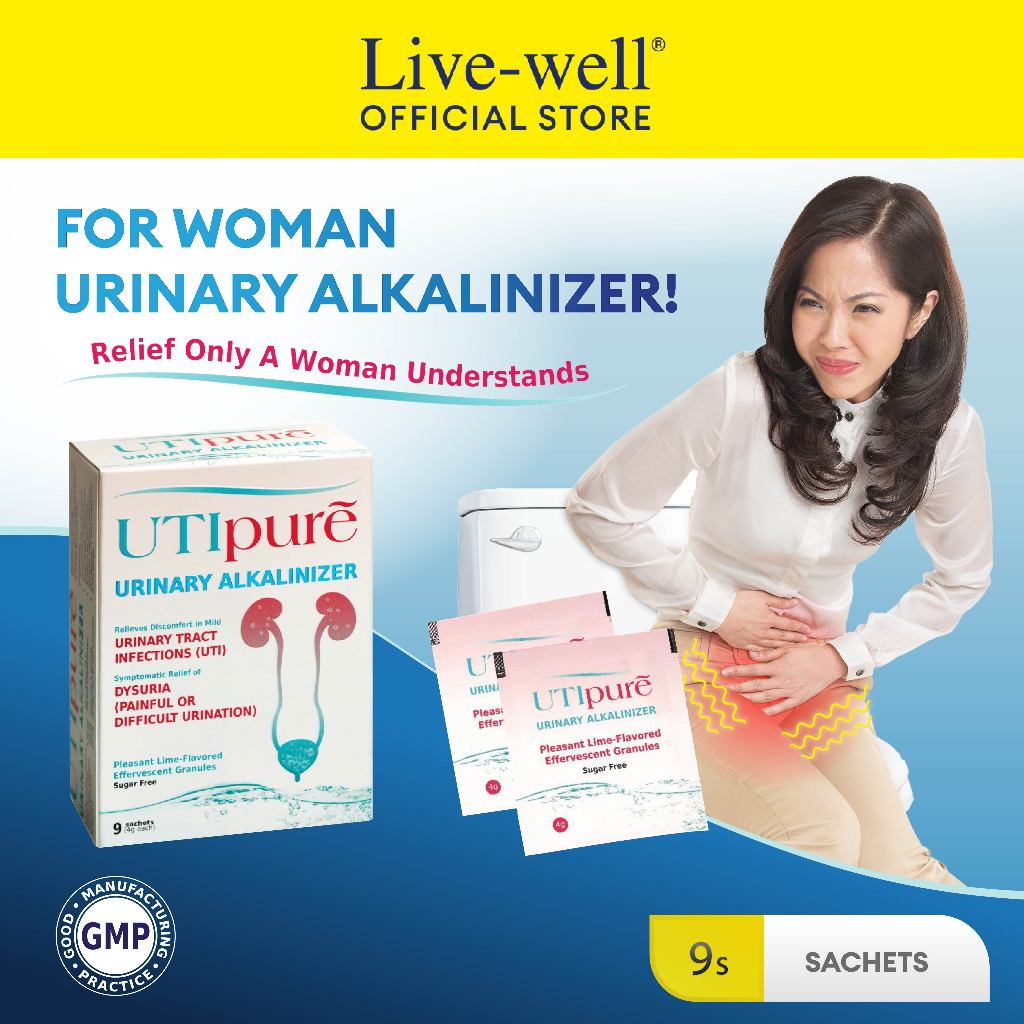 UTIpure Urinary Alkalinizer Supplement Women Urination Dysuria Sugar ...