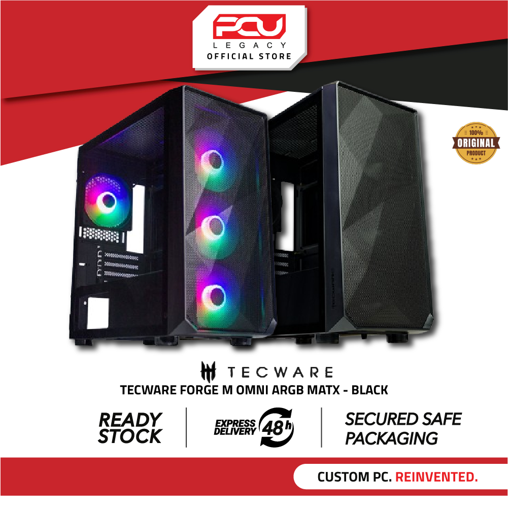TECWARE FORGE M OMNI ARGB MATX - BLACK | Shopee Malaysia