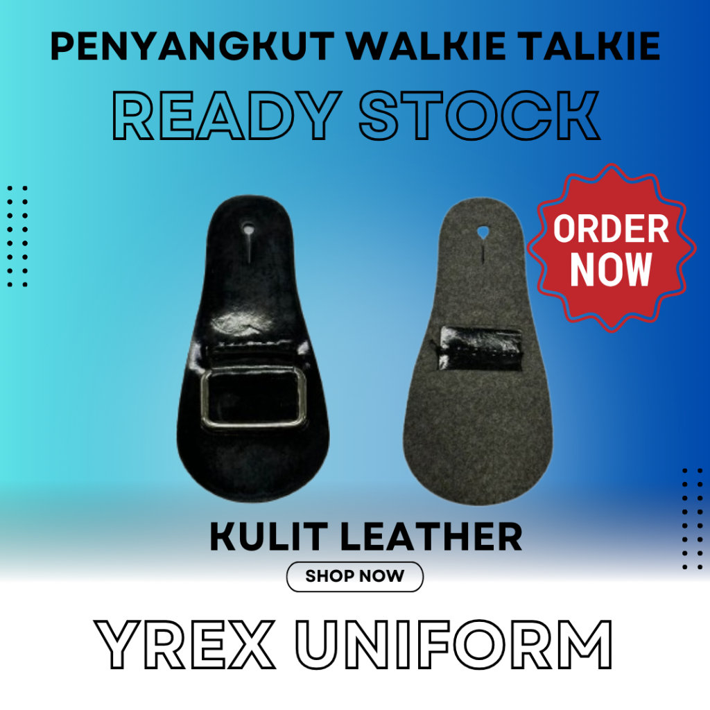 PENYANGKUT WALKIE TALKIE (KULIT) | Shopee Malaysia