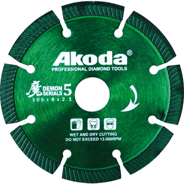 AKODA DEMO SERIES 4" AD04-S105 DIAMOND BLADE (CONCRETE) | Shopee Malaysia