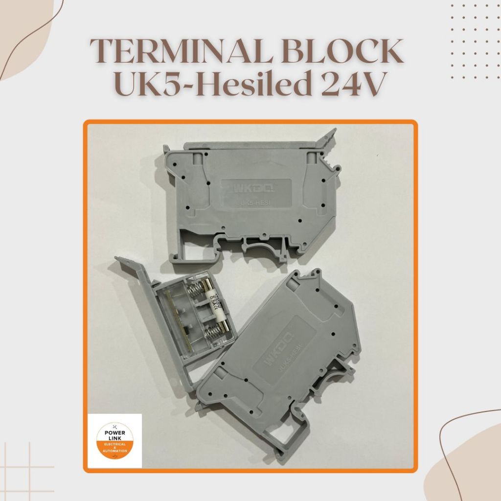 UK5-HESI Fused Terminal Block 24V c/w LED With Disconnect Lever Fuse | Shopee Malaysia
