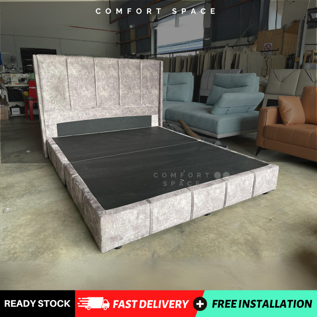 🔥 Free Install🔥 Comfort Space - Alyn Bedframe | Bedframe | Headboard ...