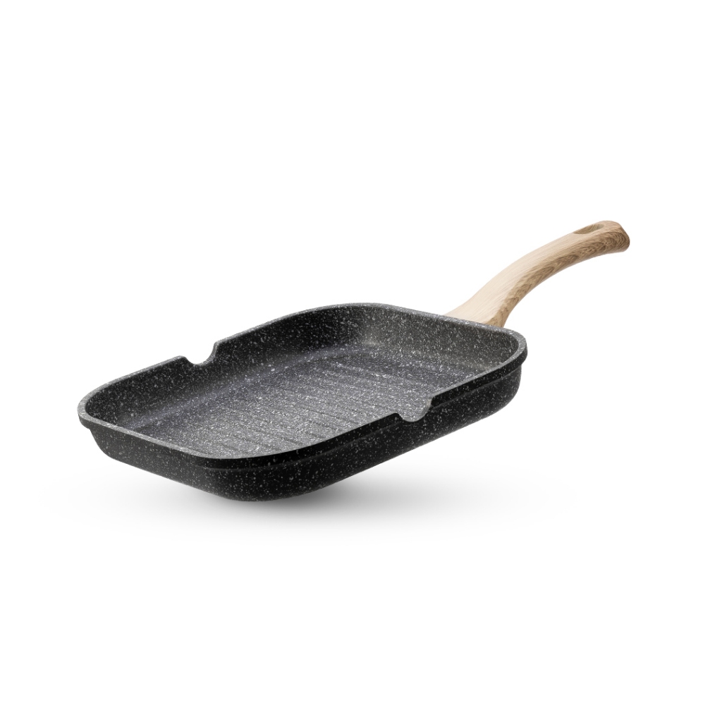 Shogun Granite Cookware Plus 28 x 28cm Nonstick Grill Pan with ...