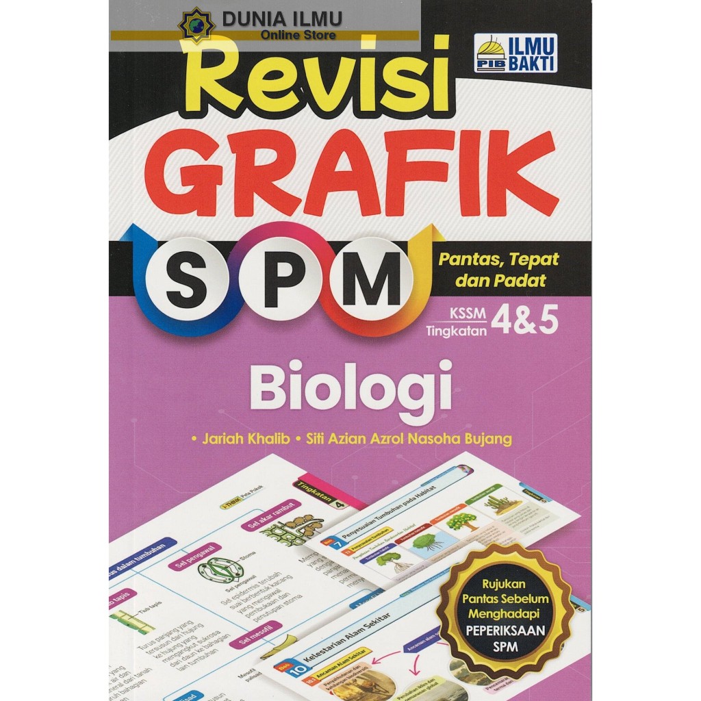 BUKU RUJUKAN : REVISI GRAFIK SPM BIOLOGI TINGKATAN 4&5 ( PANTAS, TEPAT ...