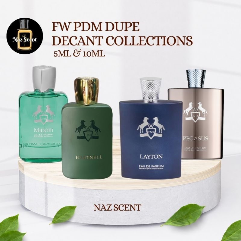 Fragrance World PDM Dupe Decant Collections ( Layton / Pegasus ...