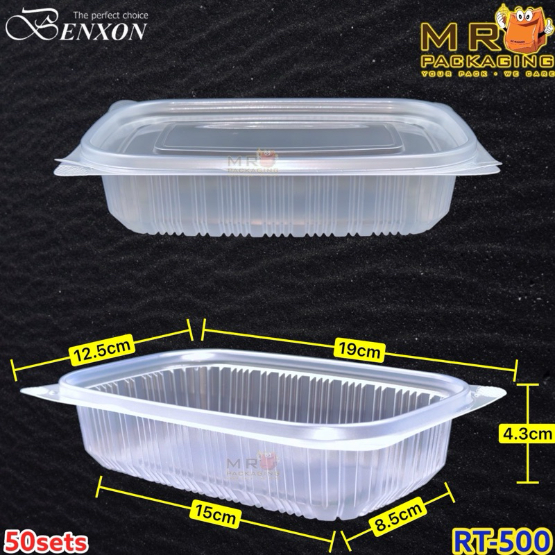 Benxon RT-750 RT-1000 Rectangular Container & Lid ( 50sets± ...