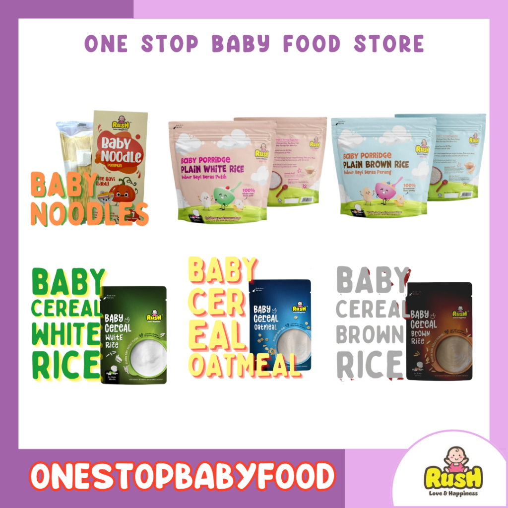 RUSH BABY - BABY CEREAL/PORRIDGE/NOODLE | Shopee Malaysia
