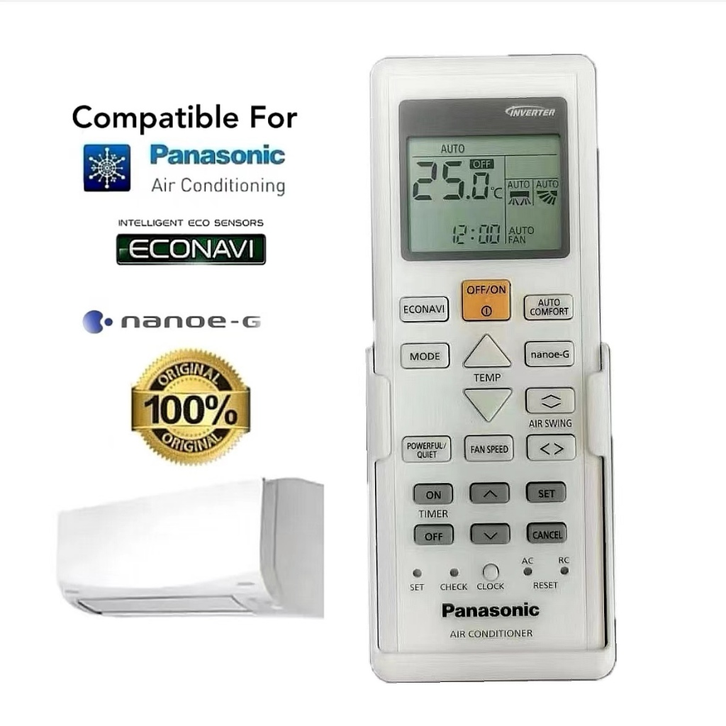 Original PANASONIC nanoe-G Air Conditioner Remote Control (A75C12650 ...