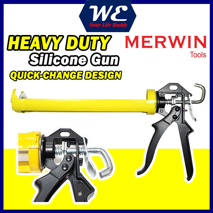 Merwin Heavy Duty Silicone Caulking Gun / Gun Silicone (95-GG130 ...