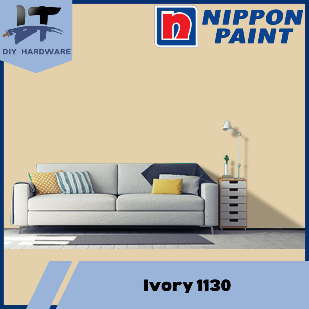 1L / 5L Nippon Paint Ivory 1130 For Wood & Metal ( 9000 / Platone ) Cat ...