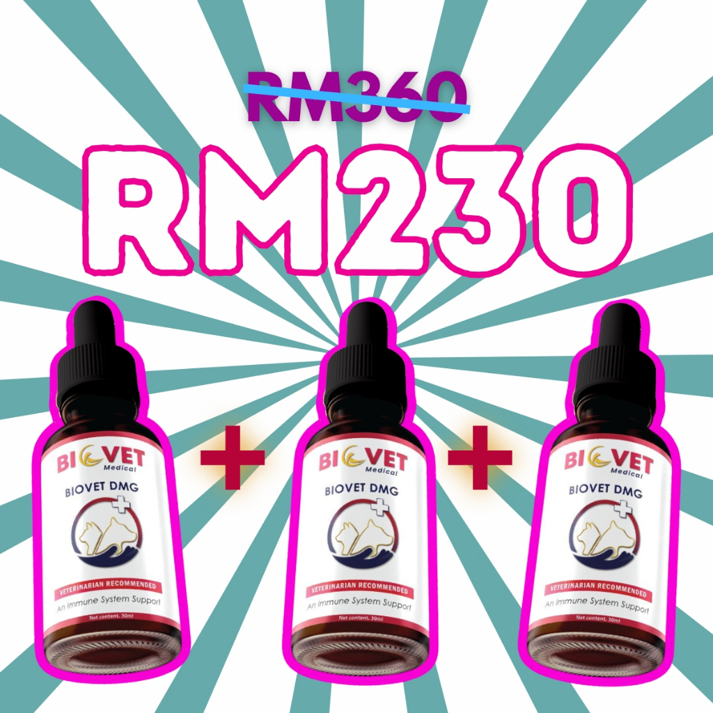 Original HQ Biovet DMG &Biovet Advanced Health Booster , Biovet Chubby Booster Cat Supplement ...