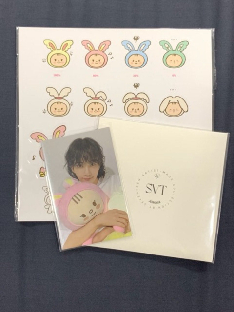 [SEVENTEEN] OFFICIAL JEONGHAN / JJONG TORAM photocard, sticker and ...