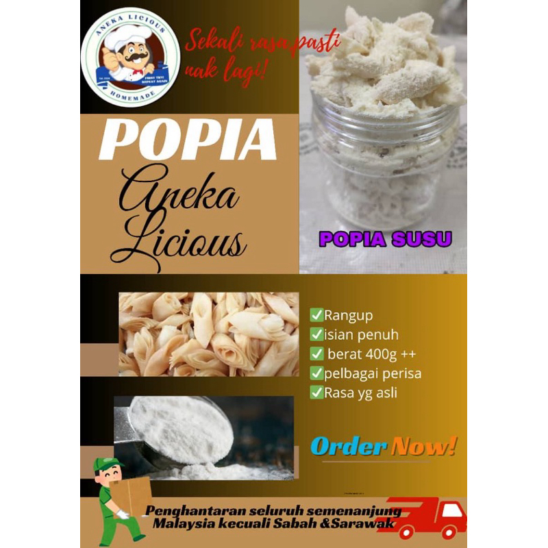 🔥Popia Sugar, Chocolate, Milk, Pees Nuts 400g🔥 | Shopee Malaysia