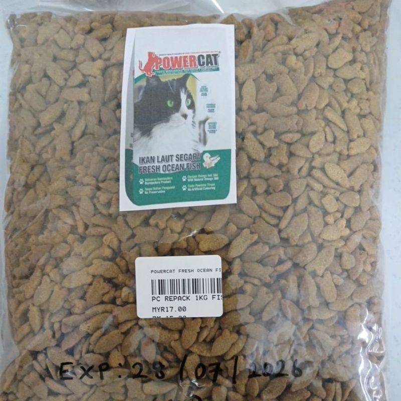 Powercat Fresh Ocean Fish Repack 1kg | Shopee Malaysia