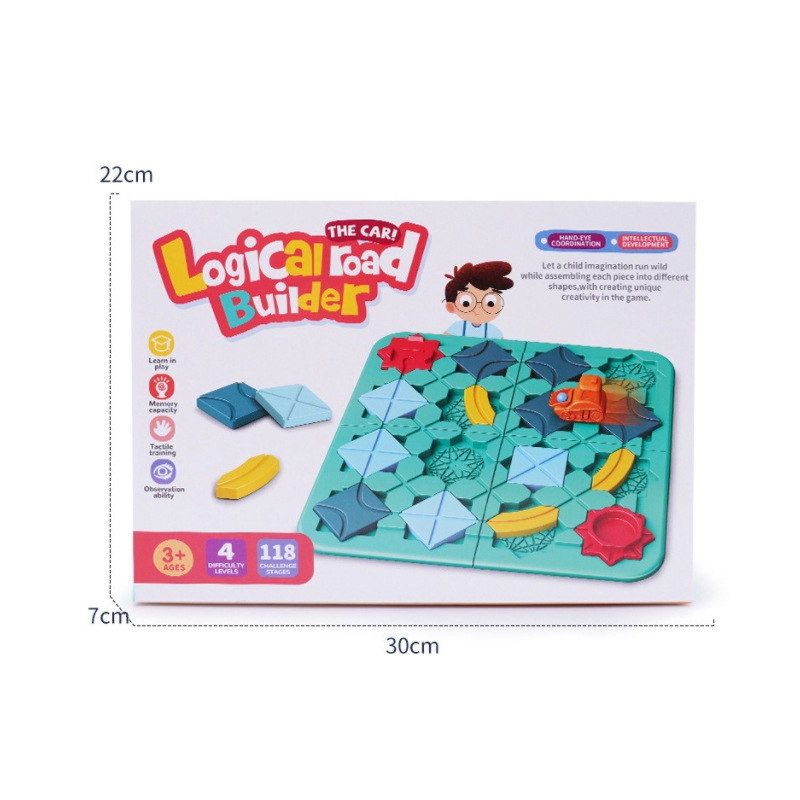Logical Road Builder Orbital Maze Puzzle Car Board Game Education Toy ...