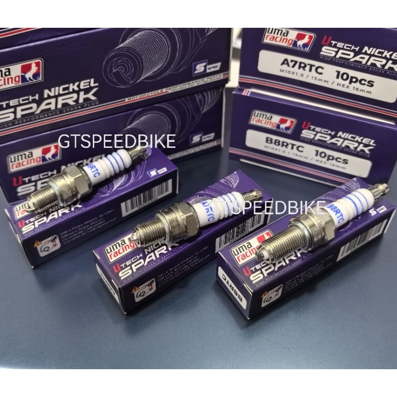 UMA RACING UTECH NICKEL SPARK PLUG STANDRAD MOTOR USE A7RTC A6RTC B8RTC ...