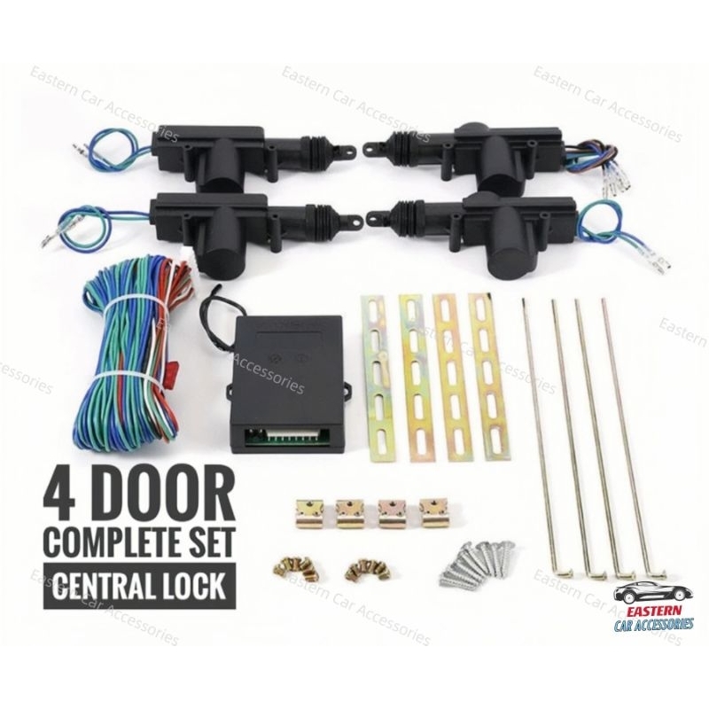 Car Alarm Power Central Door Lock System Control Module Locking Kit ...