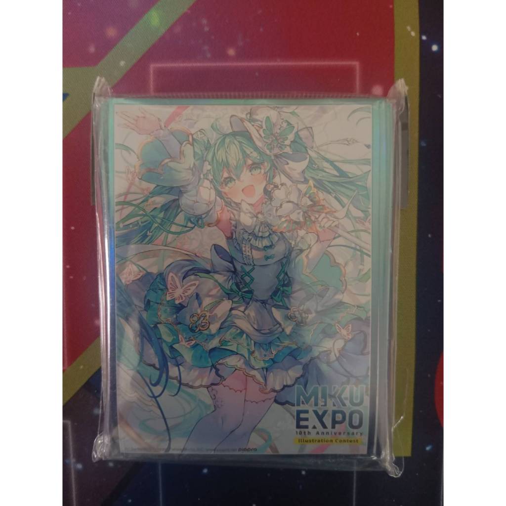Hatsune Miku Expo Gloss Sleeve 初音未来闪卡套 6.7cmx9.2cm (Anime Card Sleeve ...