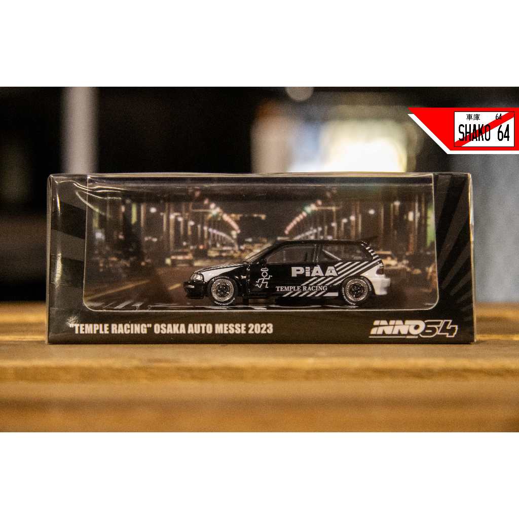 1/64 INNO64 HONDA CIVIC EF9 "TEMPLE RACING" OSAKA AUTO MESSE 2023 ...