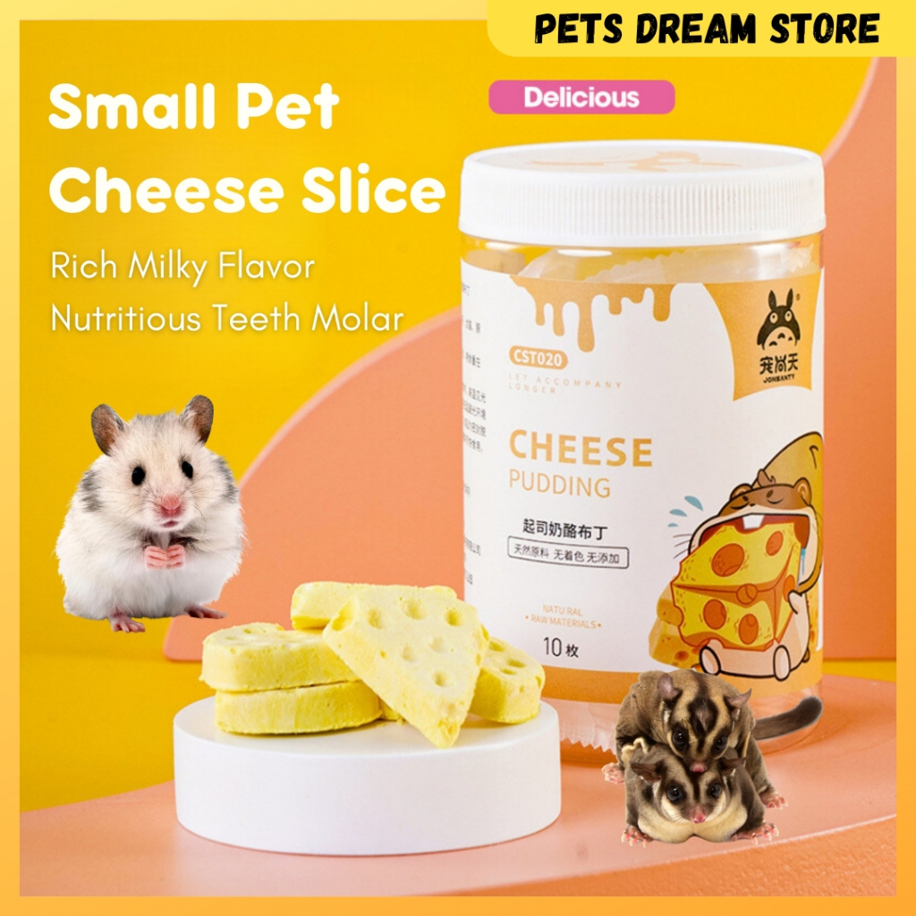 Jonsanty Hamster Cheese Slice Chicken cheese pudding Snack Hamster ...