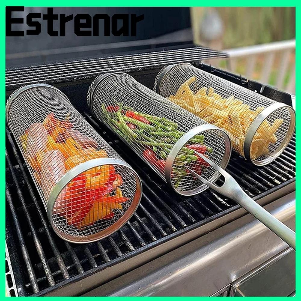 Stainless-Steel Mesh Outdoor Pellet Smoker Filter Gadget Smoked Box BBQ ...