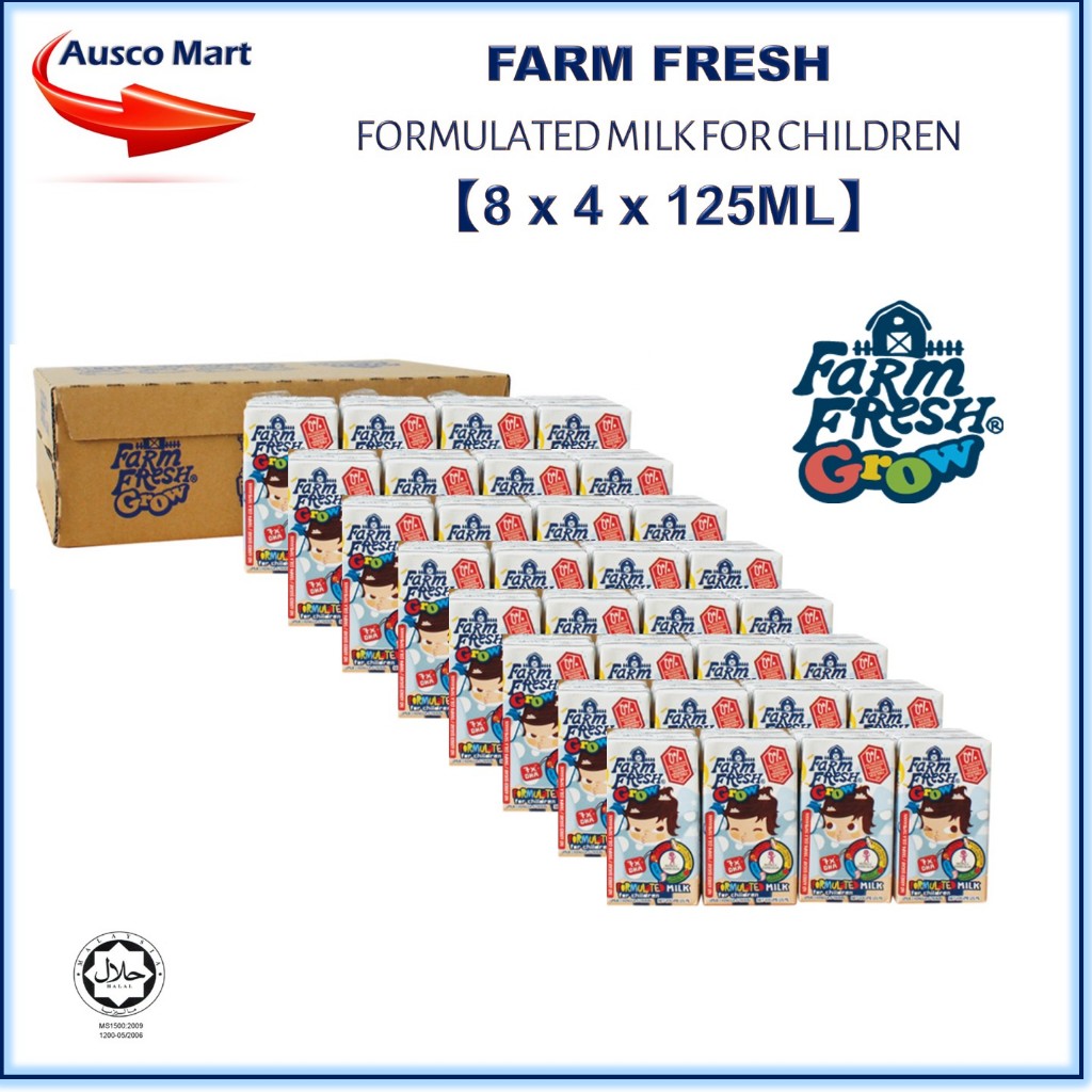 FARM FRESH UHT FORMULATED MILK 【8 x 4 x 125ml】 | Shopee Malaysia