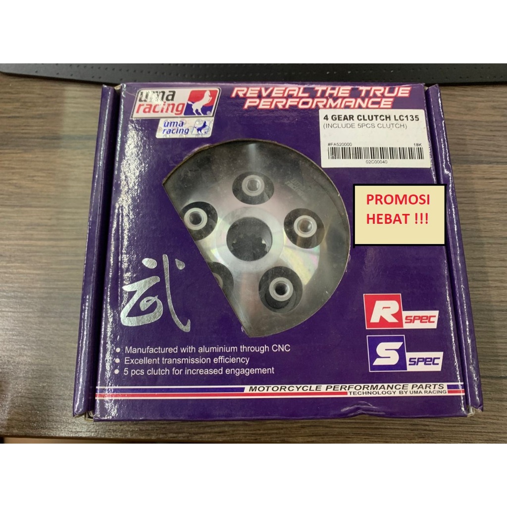 Hyper Clutch Racing For Yamaha LC135 V1 ES Clutch (UMA) | Shopee Malaysia