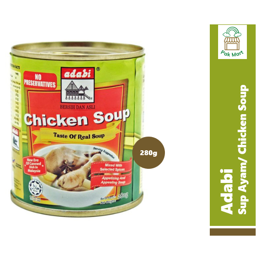 (Halal) Adabi Sup Ayam / Chicken Soup (280g) | Shopee Malaysia