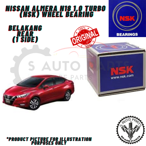NISSAN ALMERA N18 1.0 TURBO belakang REAR 100% ORIGINAL (NSK) WHEEL ...