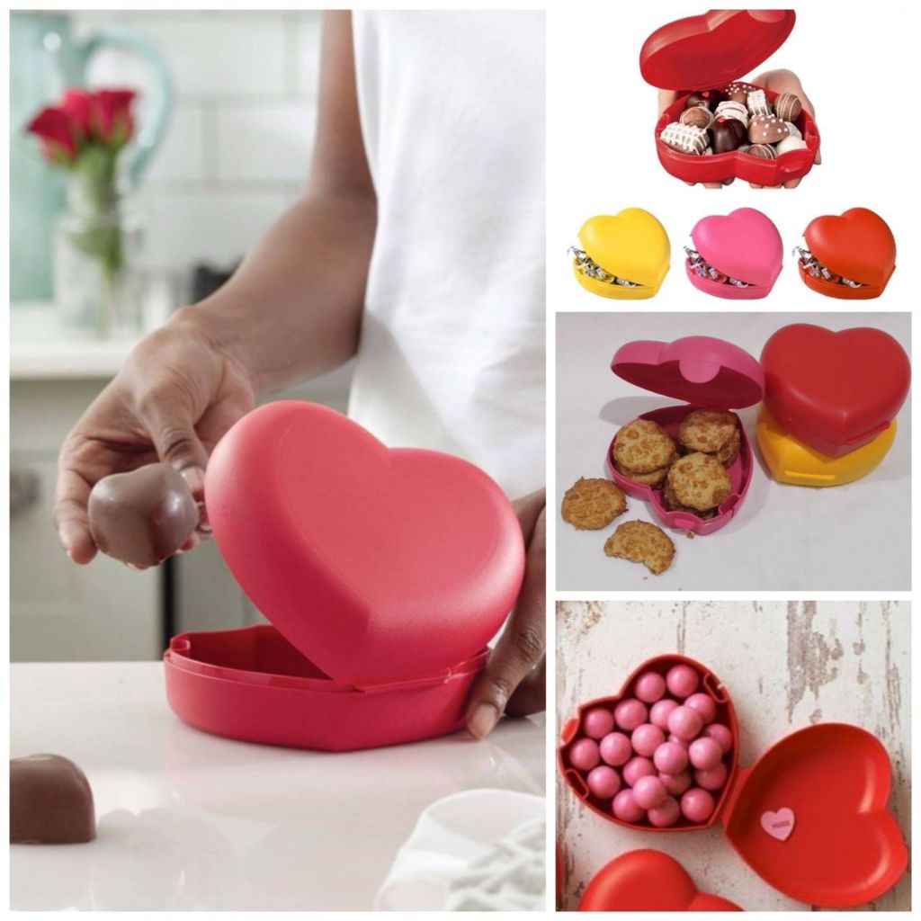 5475 Tupperware Heart Shape Keeper - Limited Edition | Shopee Malaysia