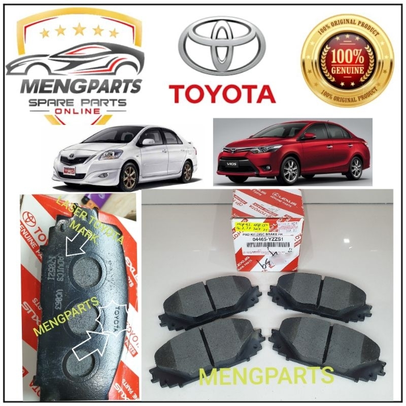 ORIGINAL TOYOTA VIOS NCP93 NCP150 NSP151 G & S SPEC 2008Y-2025Y FRONT ...