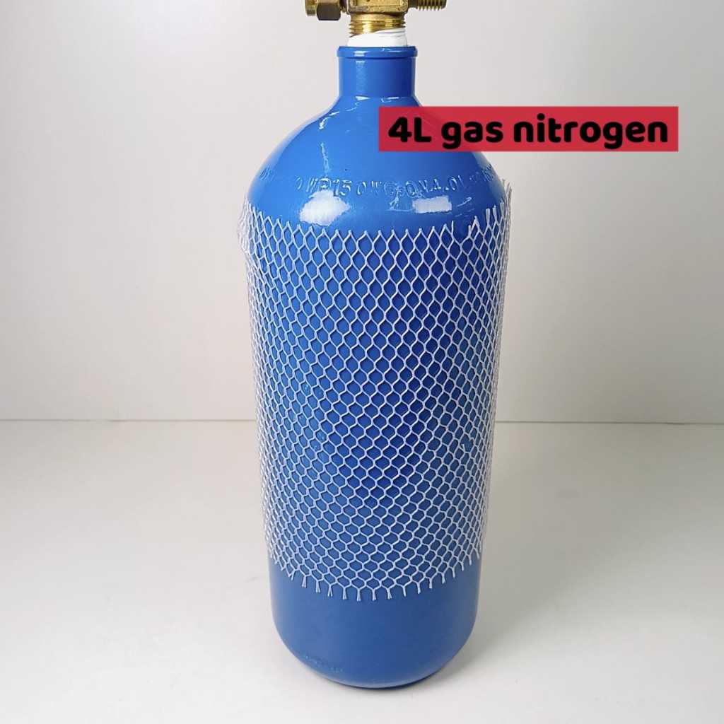 mini portable gas oxygen , nitrogen cylinder tank 4L heavy duty for ...