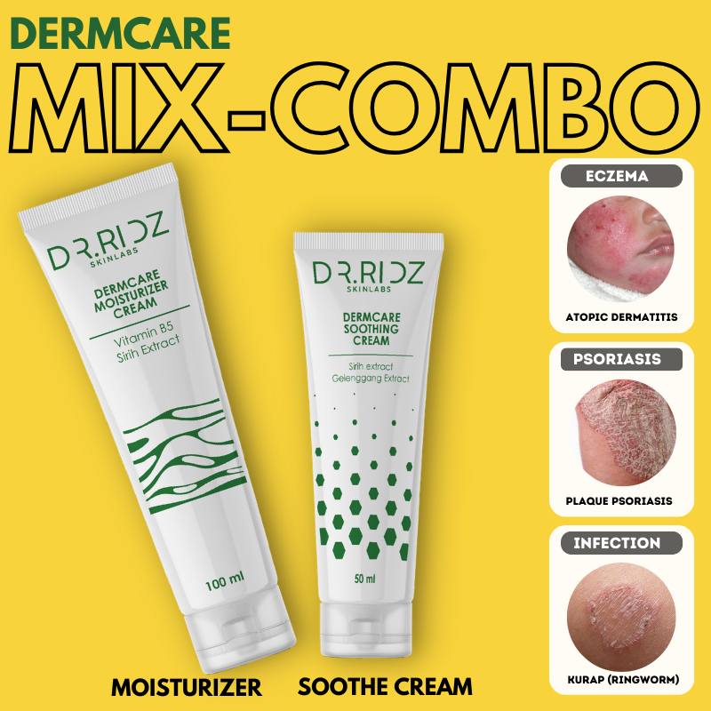 (PROMO) Dr.Ridz MIX COMBO Soothing Cream + Moisturizer Untuk Masalah ...