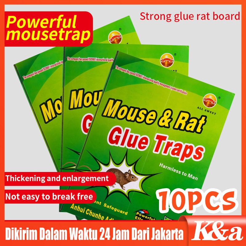 5PCS/10PCS Strongly Adhesive Glue Perangkap Tikus Gam Tikus Glue Mouse ...