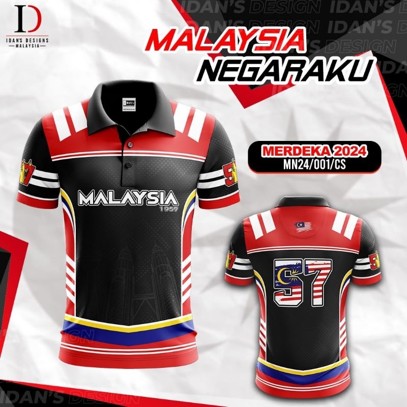 JERSEY MERDEKA 2024 MALAYSIA SPECIAL COLLAR | Shopee Malaysia