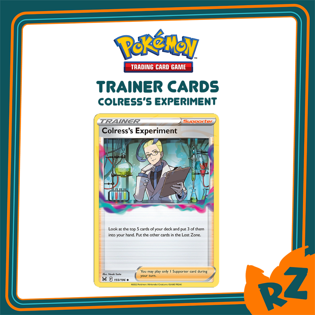 [Original] Pokemon TCG Card Colress's Experiment Supporter Trainer ...