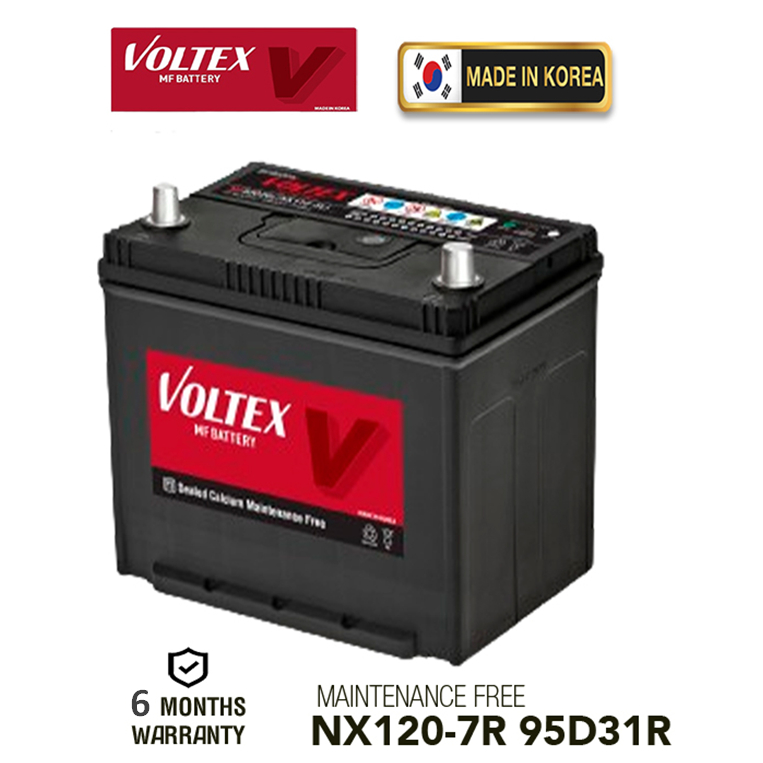 Voltex NX120-7R 95D31R (Made In Korea) Maintenance Free Battery for ...