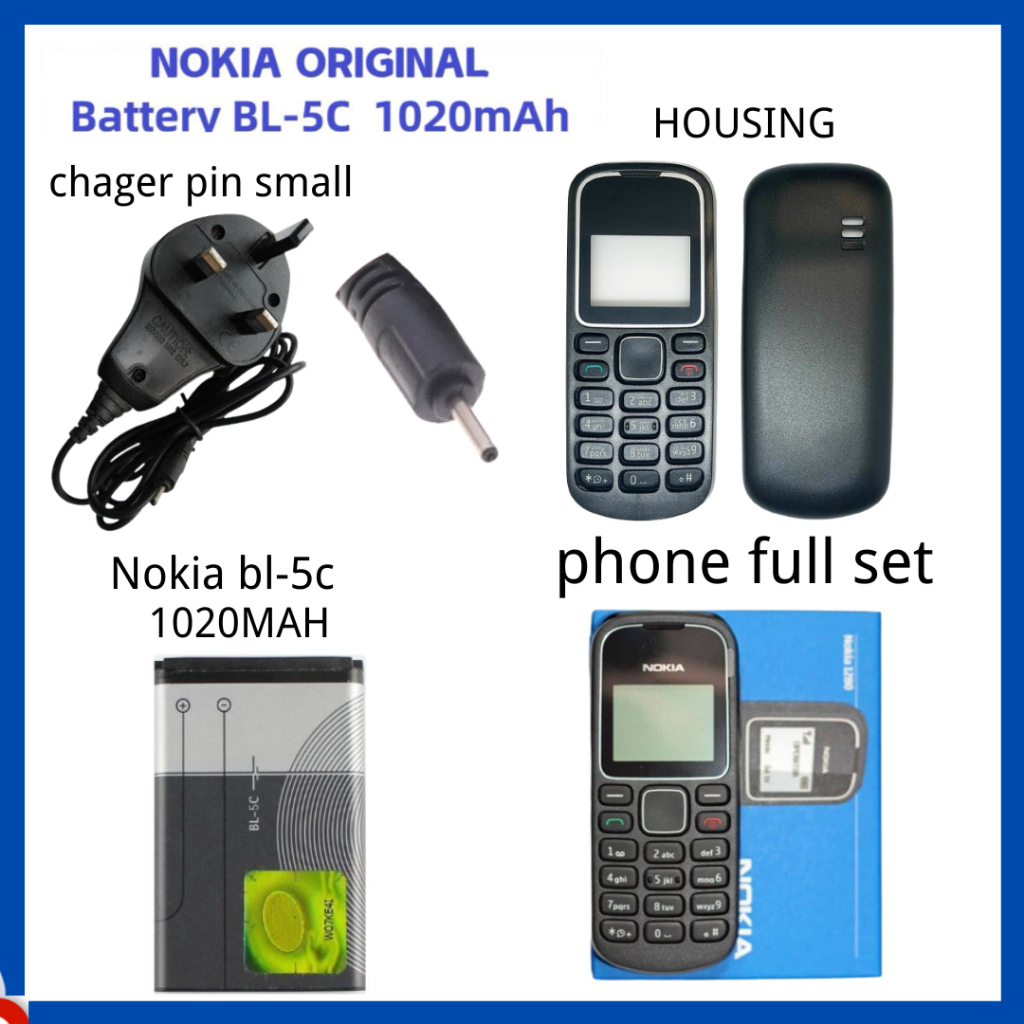 NOKIA BL-5C BATTERY N70 CHAGER 1280 HOUSING 1280 PHONE | Shopee Malaysia